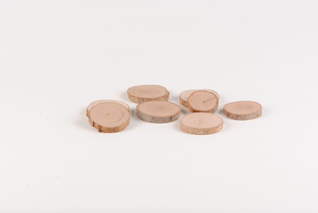 rondin de bois - Autour de la fleur : Accessoires de décoration